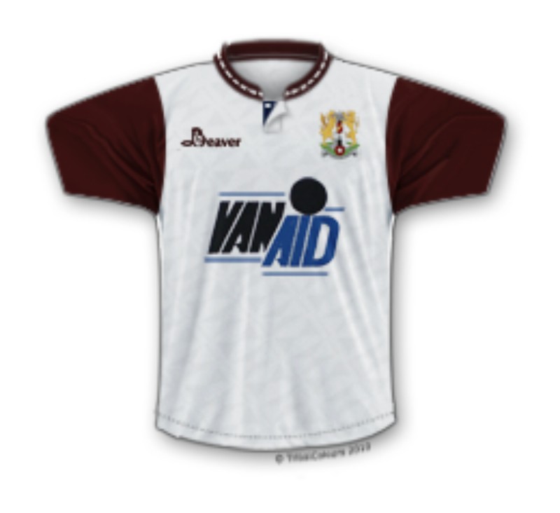 Northampton Town 1991-92 Home Kit