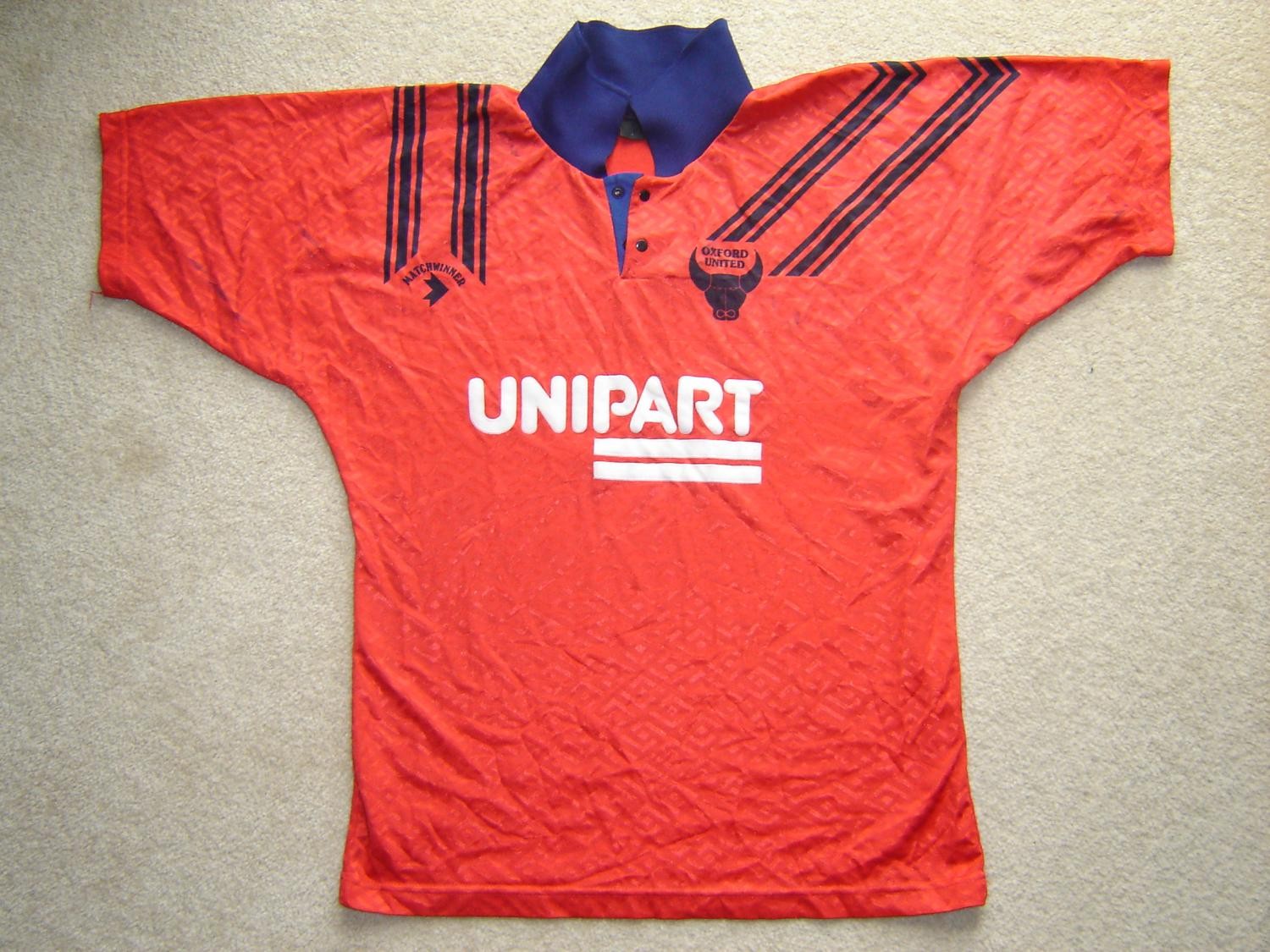 Oxford United 1992-93 Away Kit