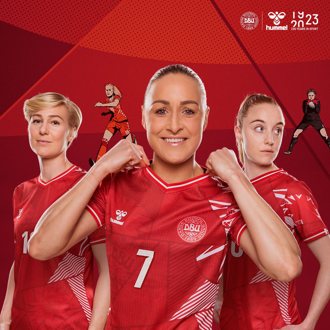 Denmark Women 2023 Home Kit