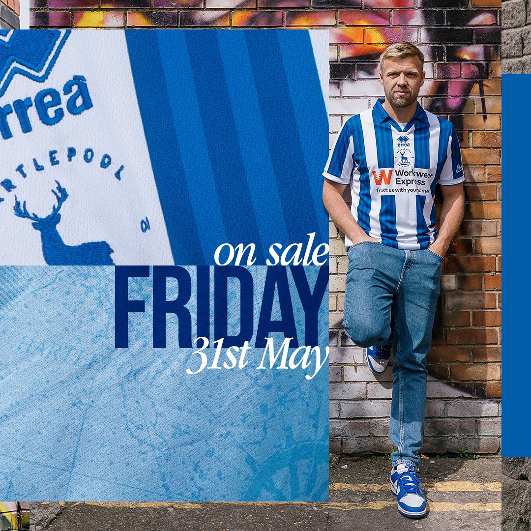 Hartlepool United 2024-25 Home Kit