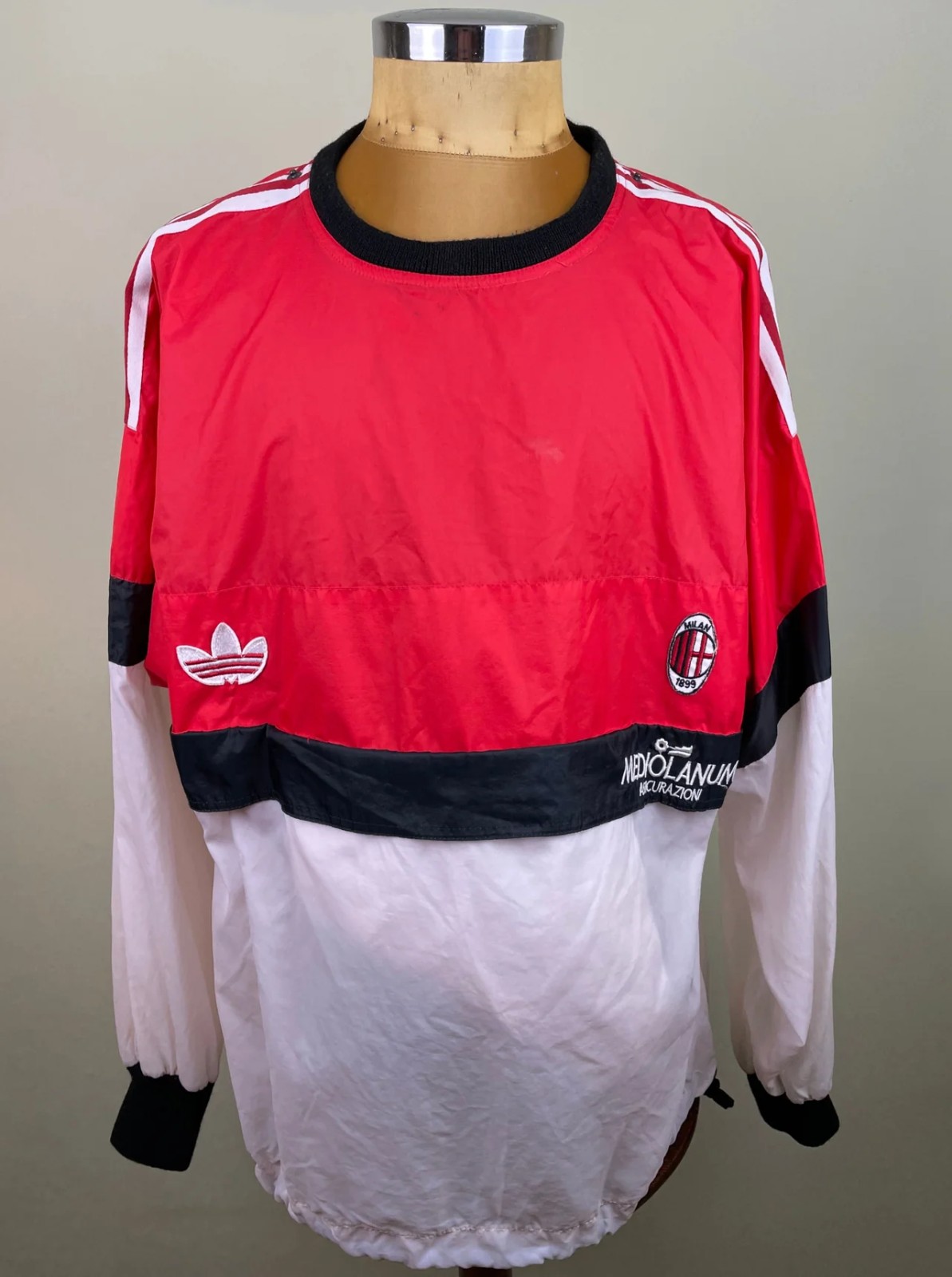 Ac Milan 1990 91 Training Waterproof 2 Shirt