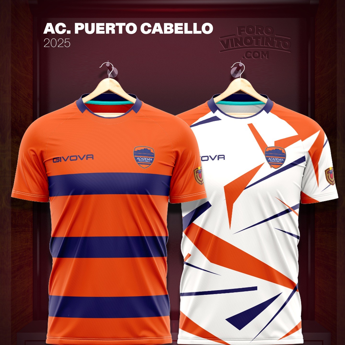 Camiseta Visitante Academia Puerto Cabello 2025
