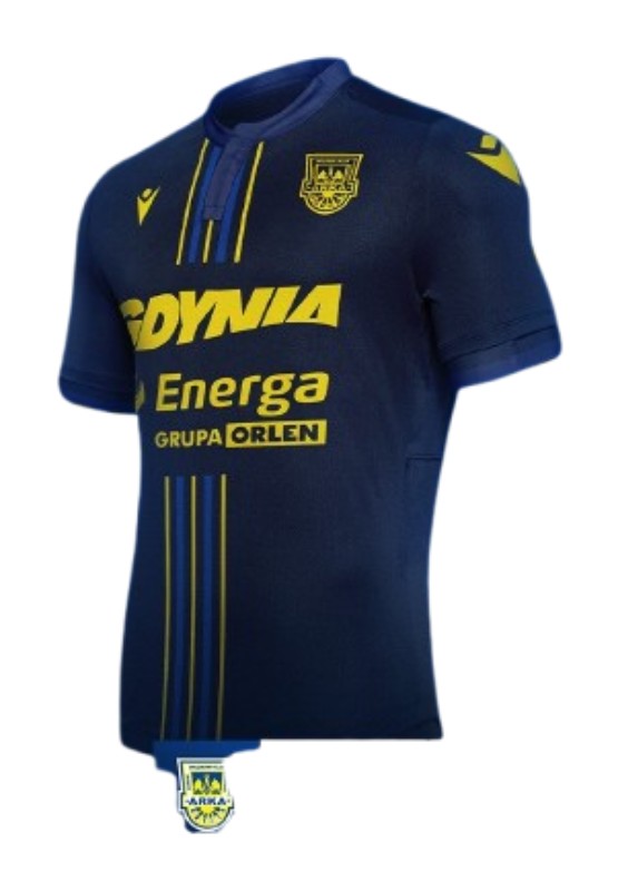 Arka Gdynia 2025-26 Auswärts-Trikot