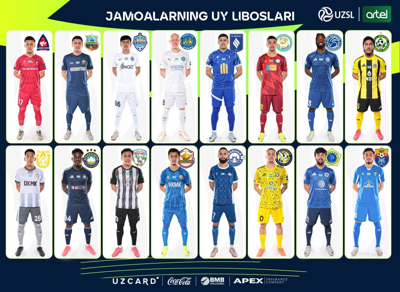 PFC Navbahor Namangan 2025 Home Kit