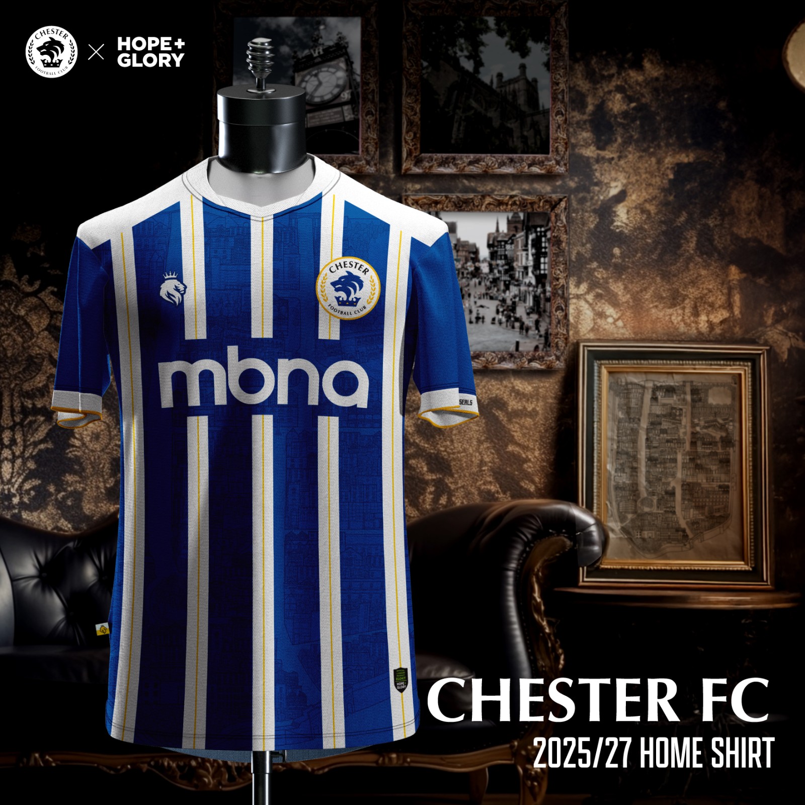 Chester FC 2025-26 Heimtrikot