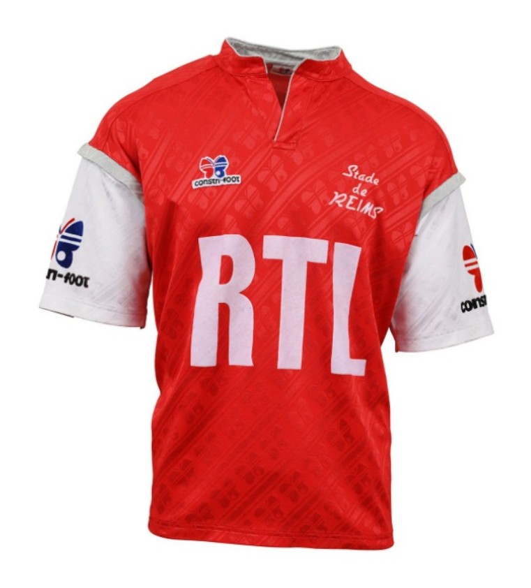 Stade de Reims 1990-91 Home Kit