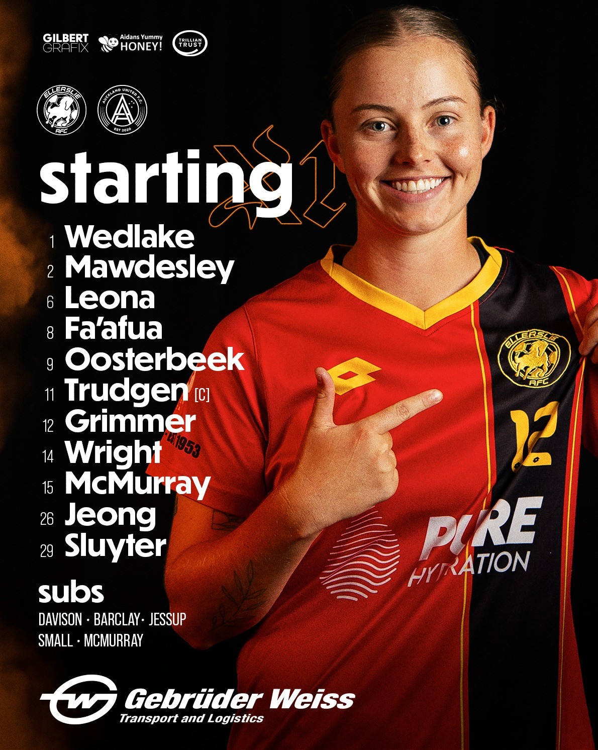 Ellerslie AFC 2025 Home Kit