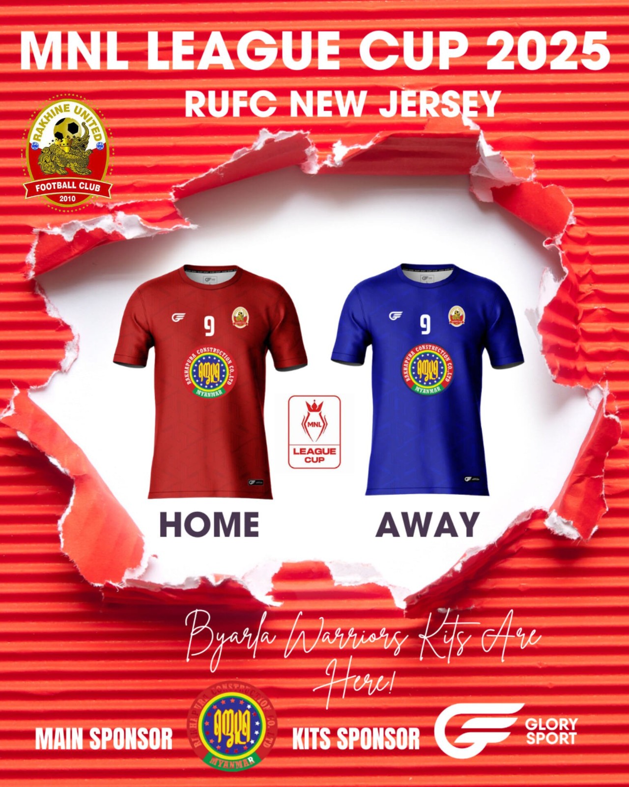 Camisa Copa Casa Rakhine United FC 2025