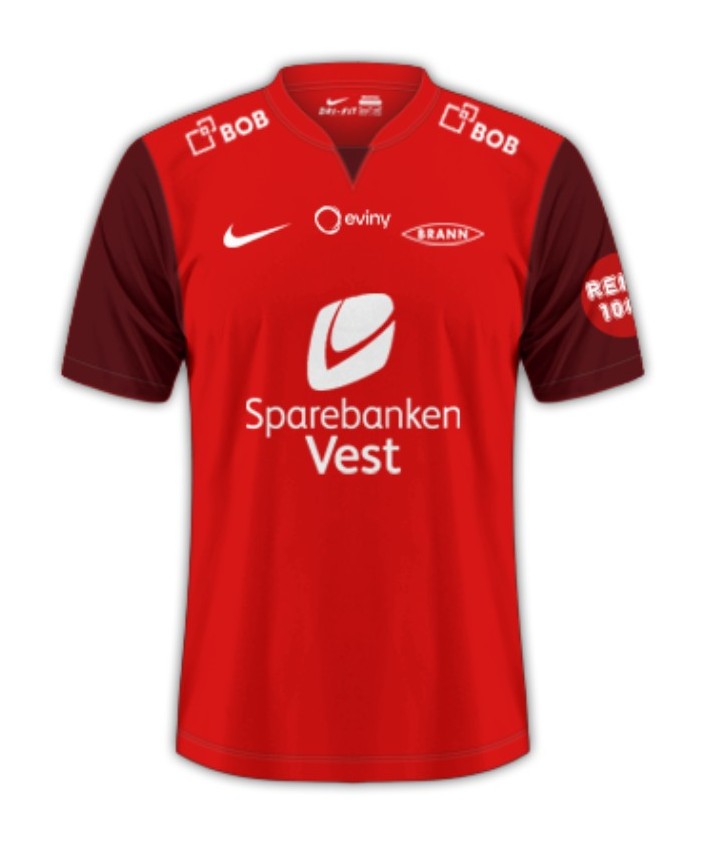 SK Brann 2025 Pre-Season Home Kit