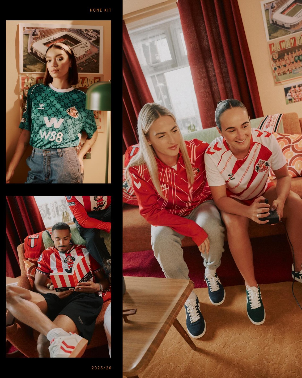 Sunderland AFC 2025-26 GK Home Kit