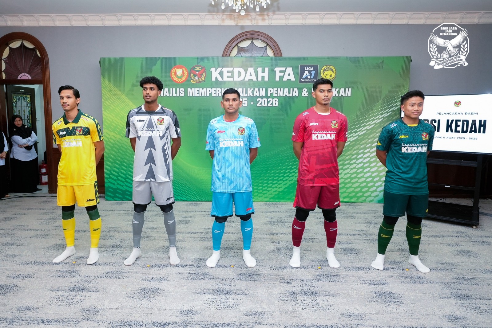 Kedah FA 2025-26 GK 2 Kit