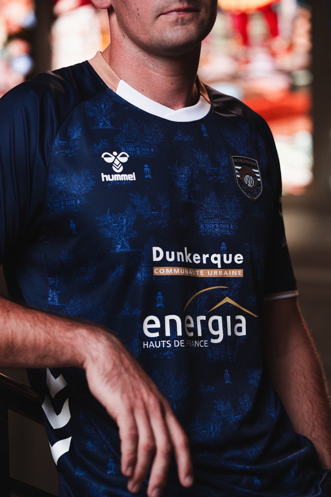 USL Dunkerque 2025-26 主场球衣