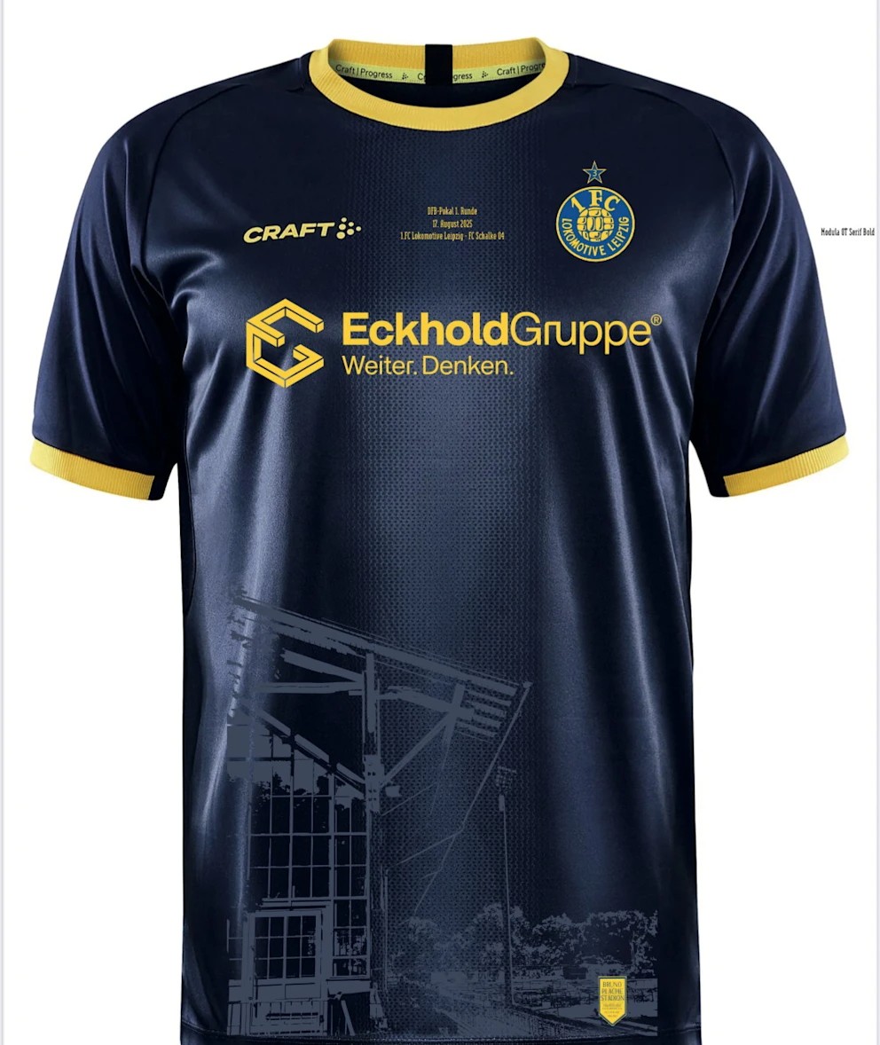 1. FC Lokomotive Leipzig 2025-26 DFB-Pokal-Trikot
