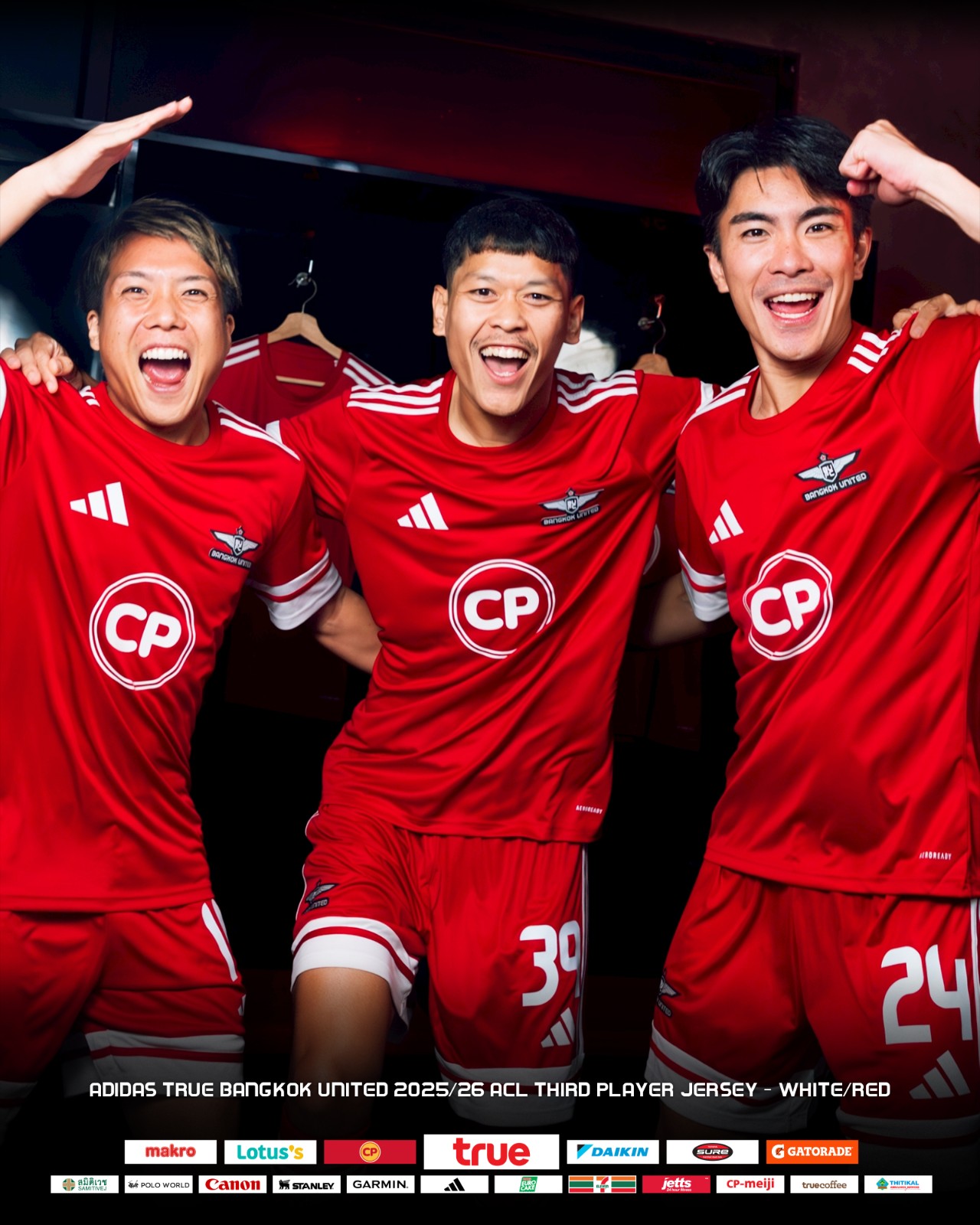 Bangkok United 2025-26 ACL Home Kit