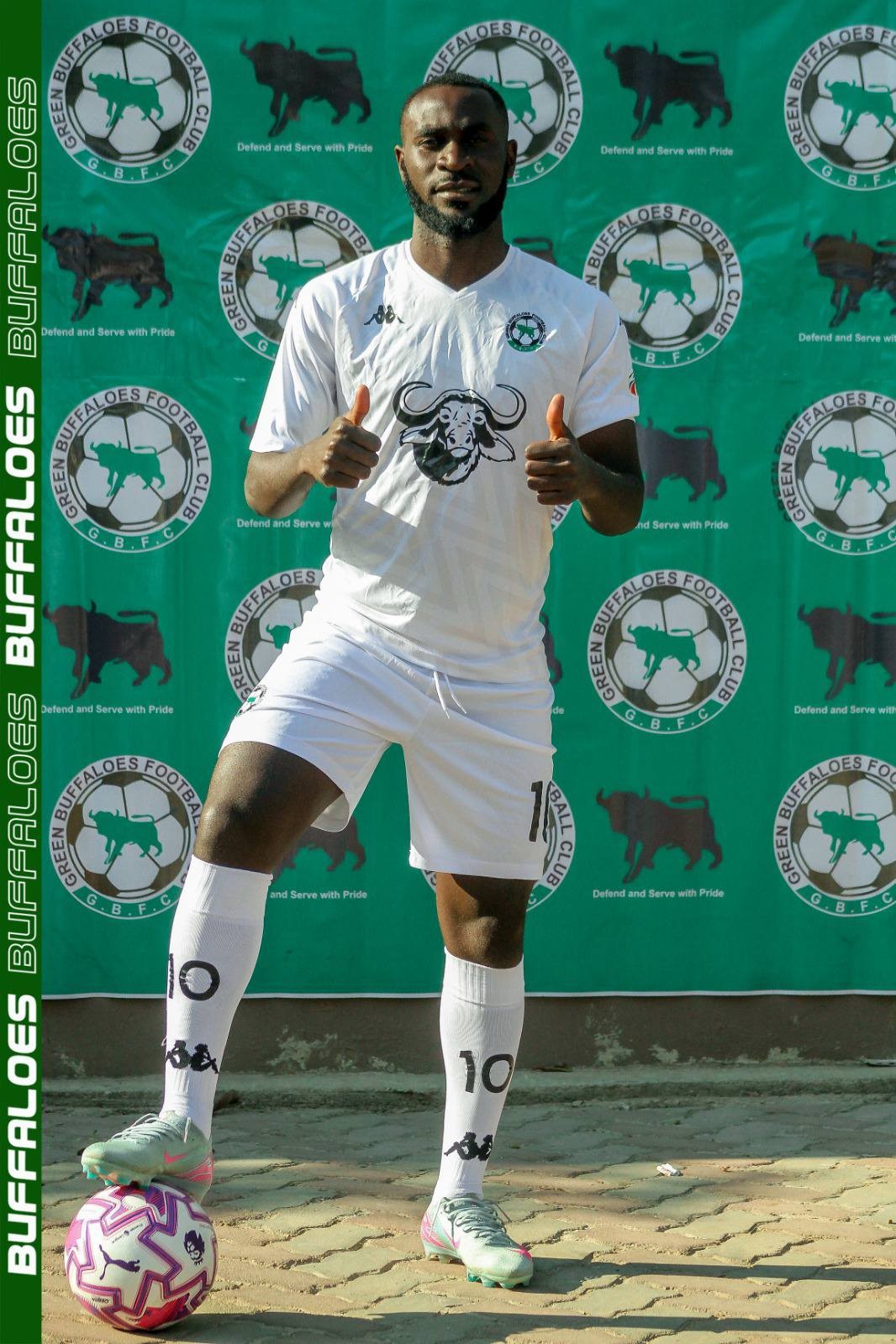 Green Buffaloes 2025-26 Away Kit